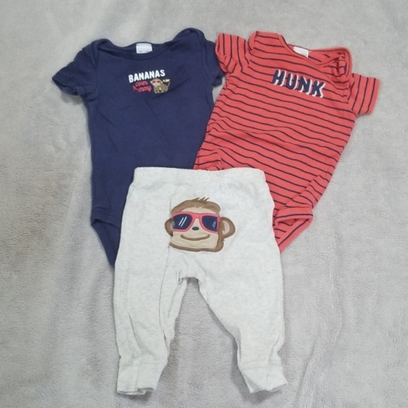 Carter's | Matching Sets | Carters 3 Piece Monkey Set | Poshmark